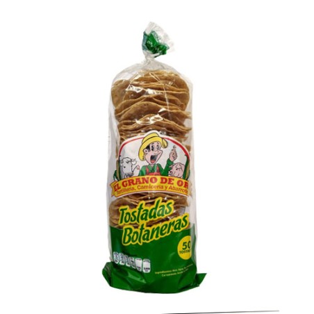 Tostadas Botanera 50 Pz